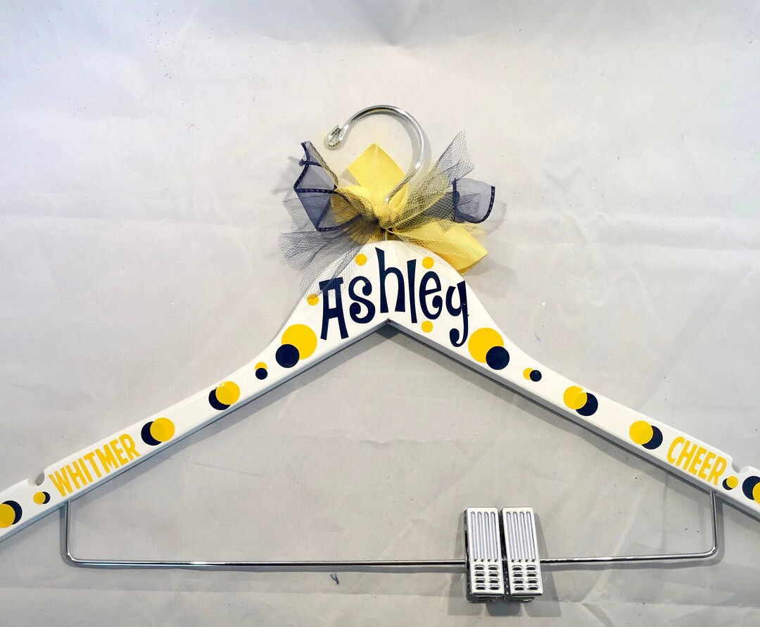 Cheer Uniform Hanger Personalized - Etsy