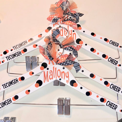 Cheerleading Uniform Hangers for Teams Coaches and Team Moms | Etsy