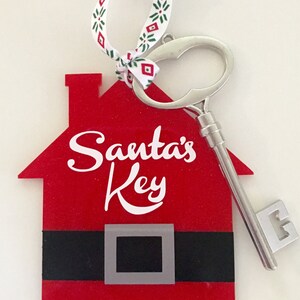 Santa's Magic Key, Santa's Key, Key for Santa, Christmas Key, Santa's ...