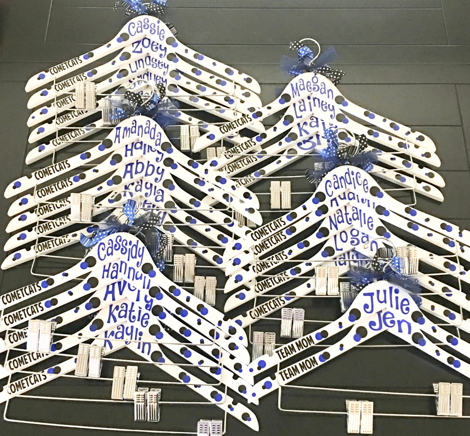 Cheerleading Uniform Hangers for Teams, Coaches and Team Moms - Etsy