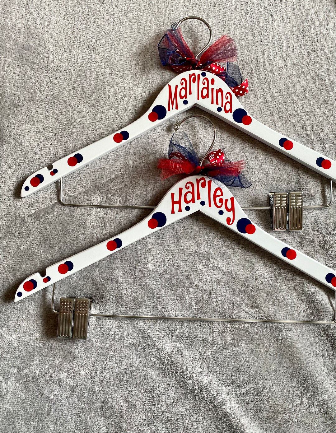 Personalized Cheerleading Uniform Hanger - Etsy