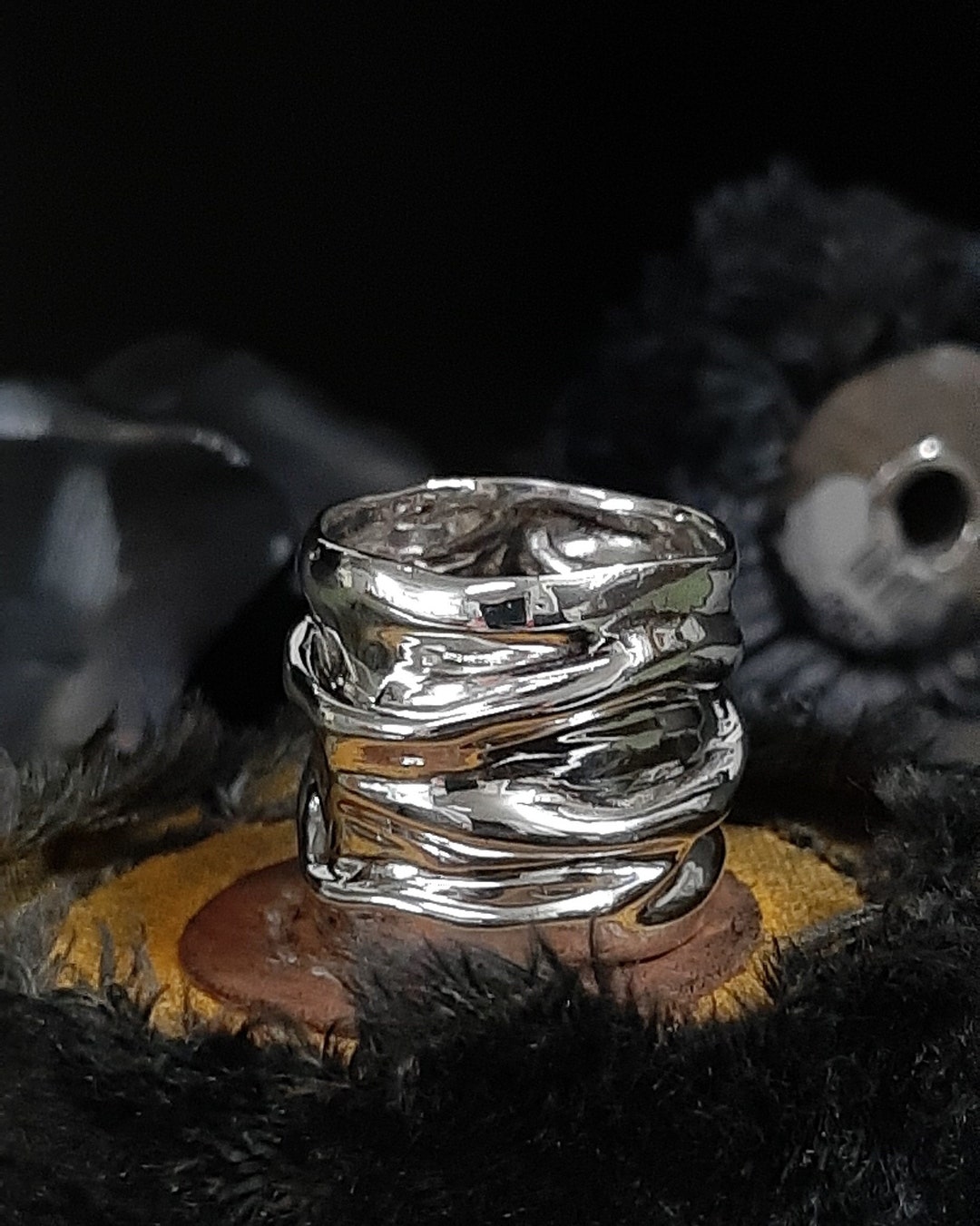 Handcrafted Silver Ring, 925 Silver Ring, Silver Band Ring, Silver Ring ...