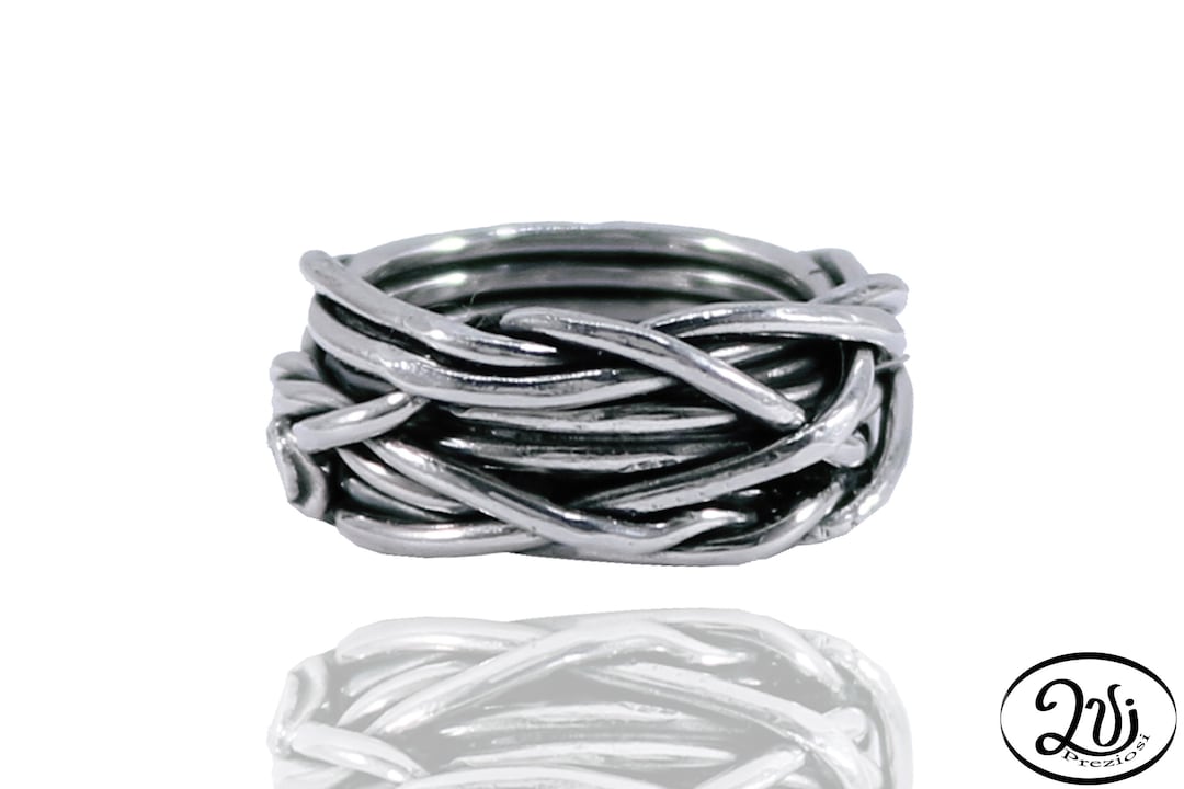 Braided Ring, Wire Ring, Jewelry Handmade, Ring Intertwined Wires ...