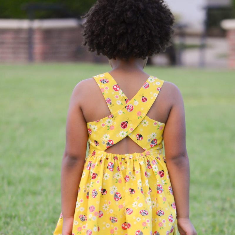 Cross Back Dress - Etsy UK