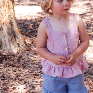 Ruffle Tank Top PDF Pattern - Etsy