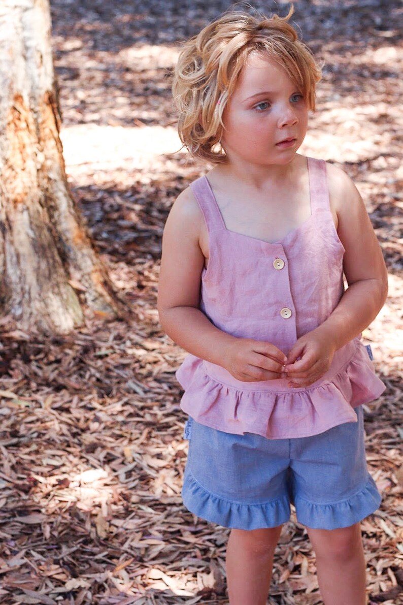 Ruffle Tank Top PDF Pattern - Etsy