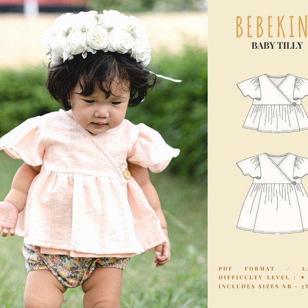 Wrap Dress Sewing Pattern - Etsy UK