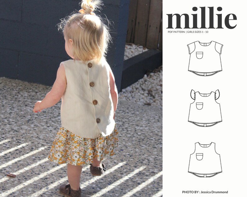 Basic Tank PDF Pattern for Wovens | Etsy