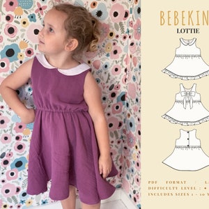 Tie Back Dress PDF Pattern - Etsy