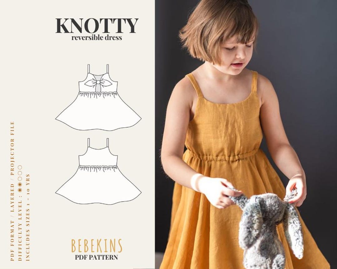 Knotty Dress PDF Pattern - Etsy