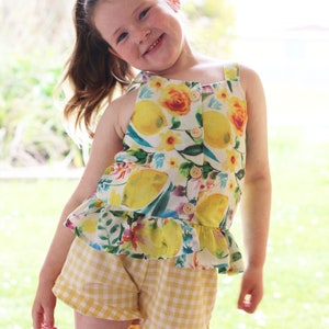 Ruffle Tank Top PDF Pattern - Etsy