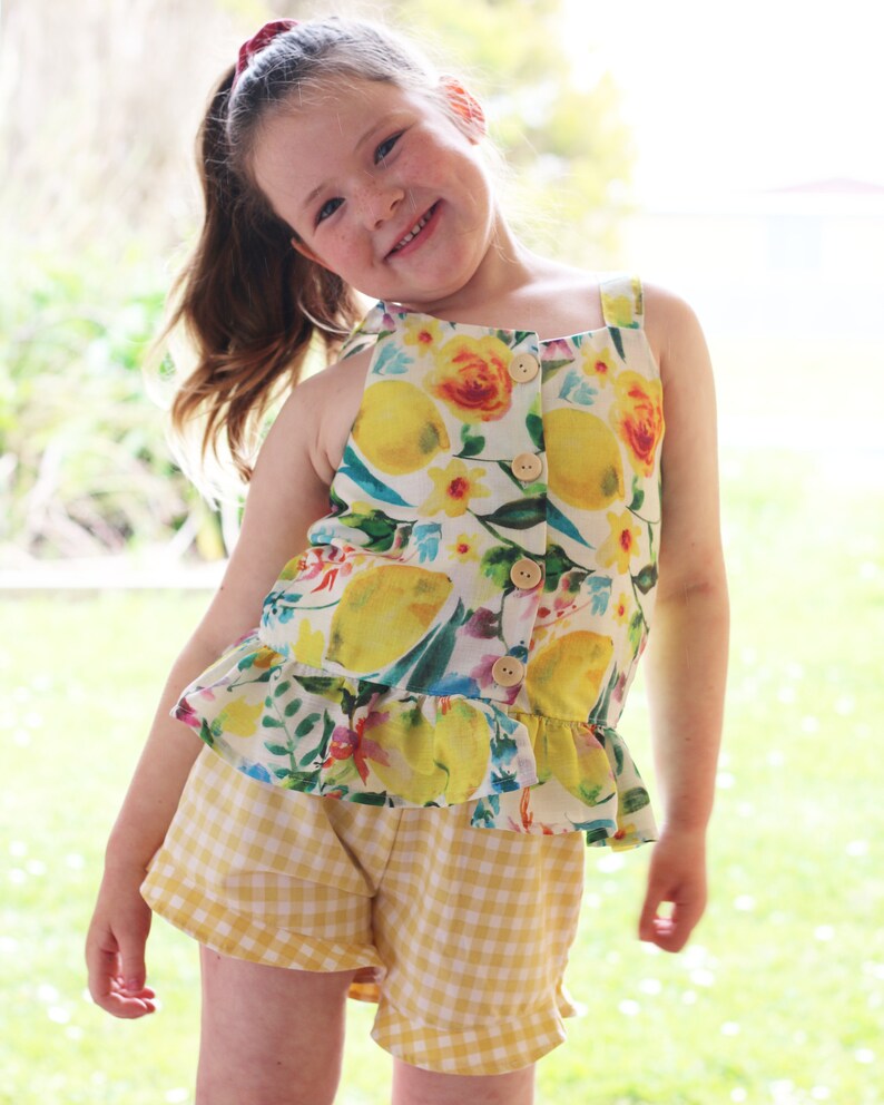 Ruffle Tank Top PDF Pattern - Etsy