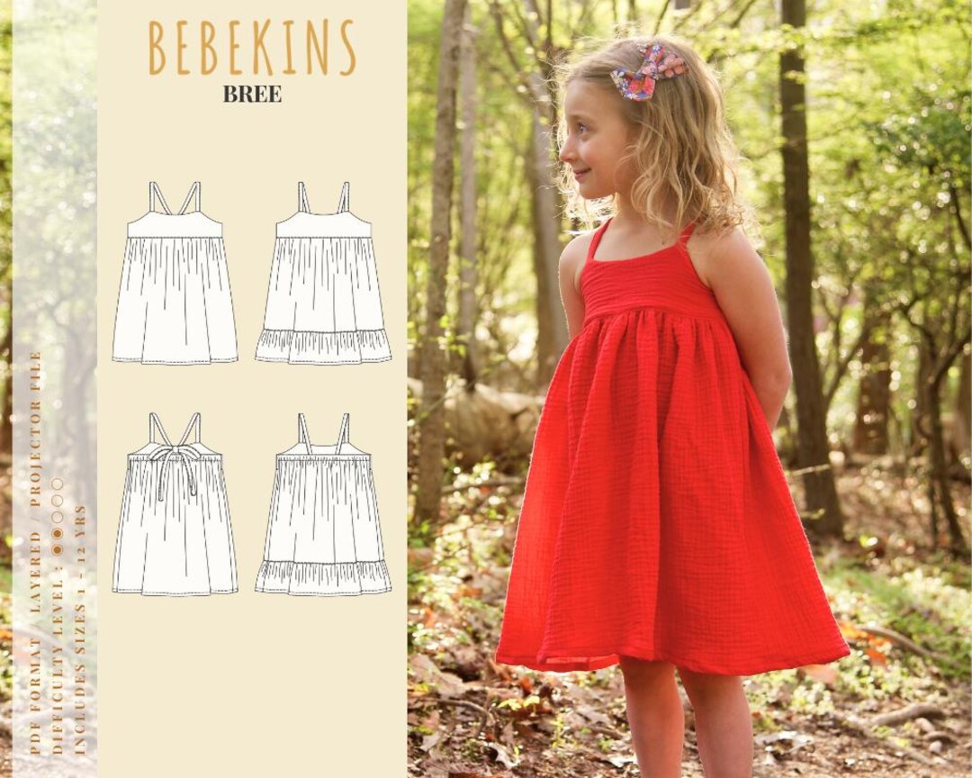 Simple Sundress & Top PDF Sewing Pattern/a4/a0/projector Files ...