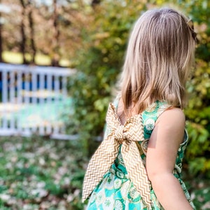 Tie Back Dress PDF Sewing Pattern/a4/a0/projector Files - Bebekins ...