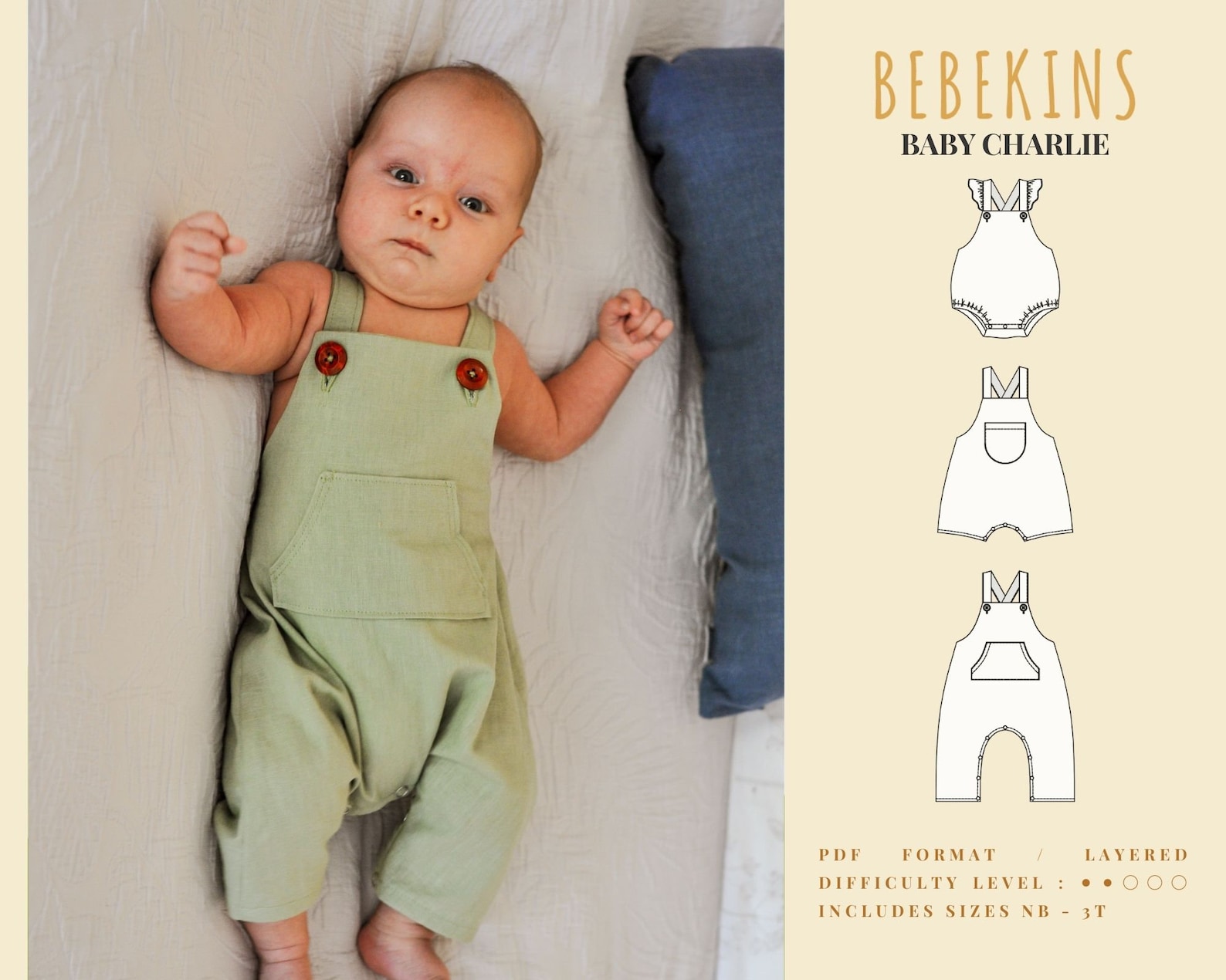 Baby Charlie PDF Pattern - Etsy