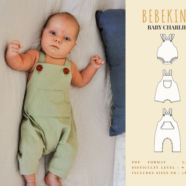 Baby Overall Pattern - Etsy