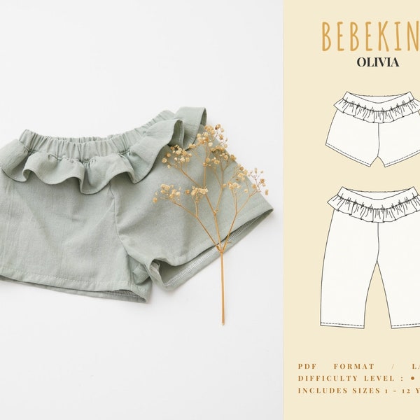 Ruffle Shorts - Etsy