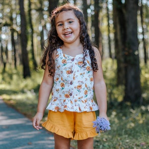 Ruffle Tank Top PDF Pattern - Etsy