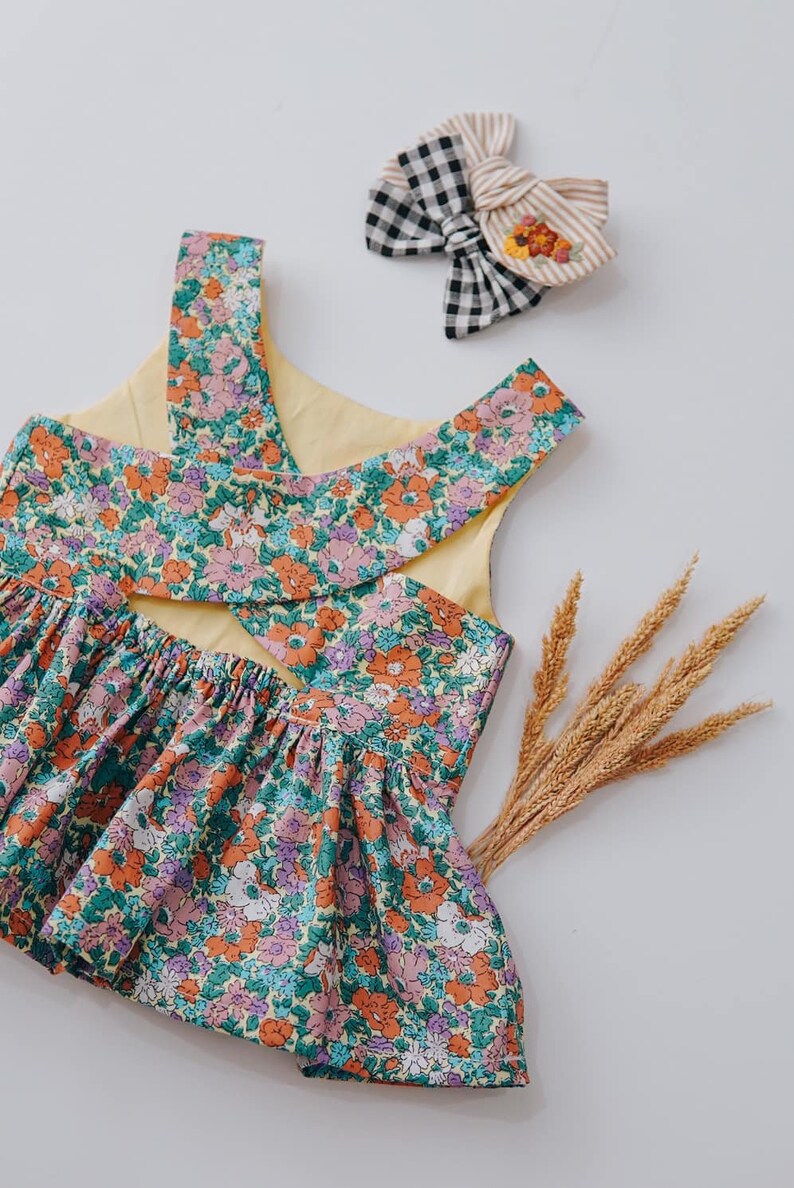 Annabelle Cross-back Dress PDF Pattern | Etsy