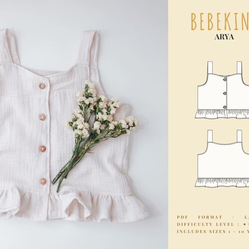 Box Top Pdf Sewing Pattern Now With Layered Pdf and - Etsy