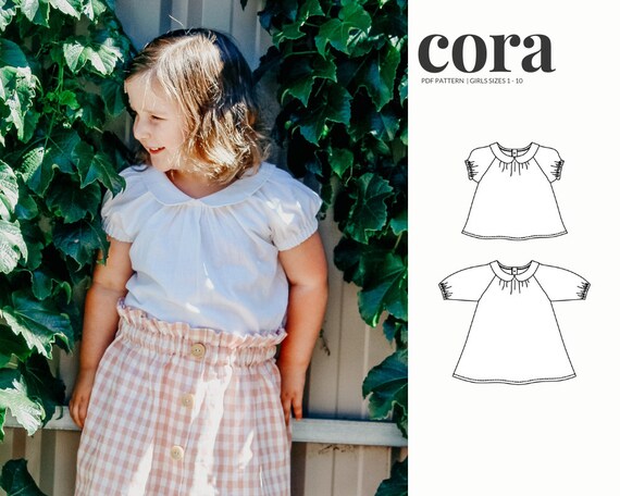 Cora Top & Dress PDF Pattern | Etsy