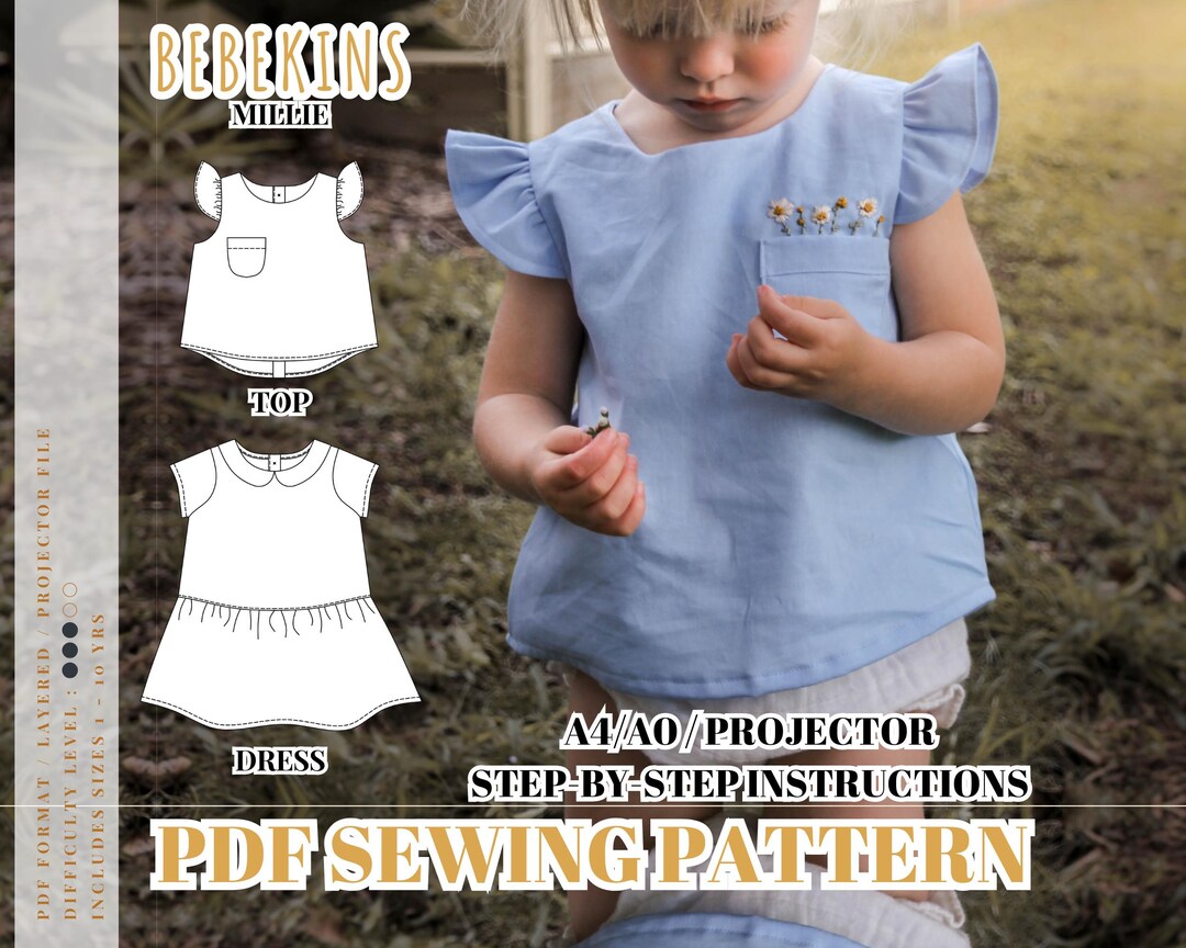 Ruffle Top PDF Pattern - Etsy