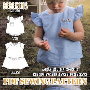 Ruffle Top PDF Pattern - Etsy