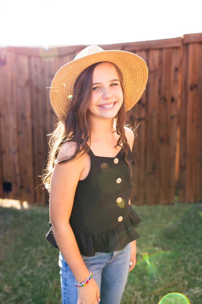 Ruffle Tank Top PDF Pattern - Etsy