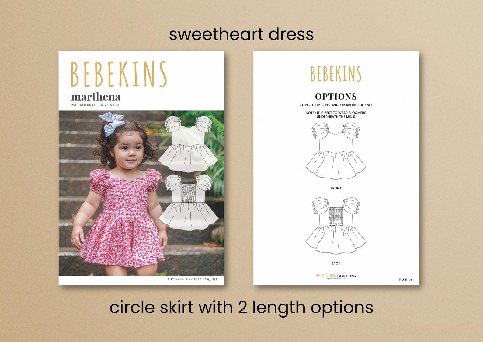 MARTHENA Princess Dress PDF Sewing Pattern/a4/a0/projector Files ...