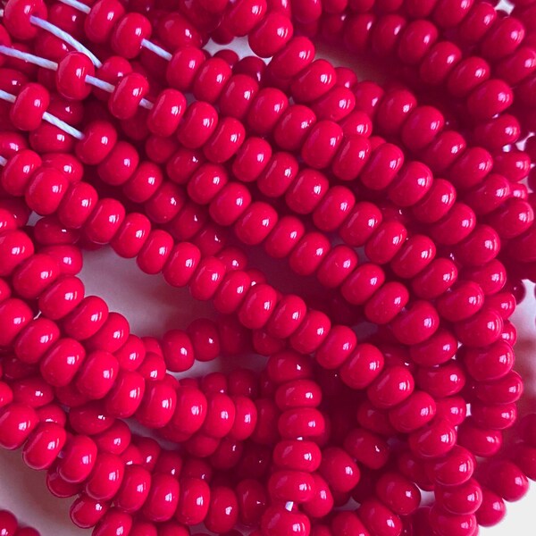 Red Seed Bead - Etsy