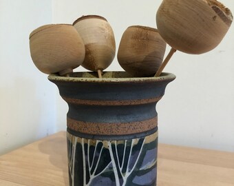 Pottery Birch Vase - Etsy
