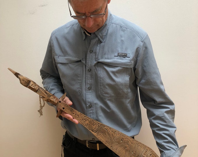 Antique Toba Batak Tribal Indonesia Carved Wooden 'hasapi' Lute Like ...