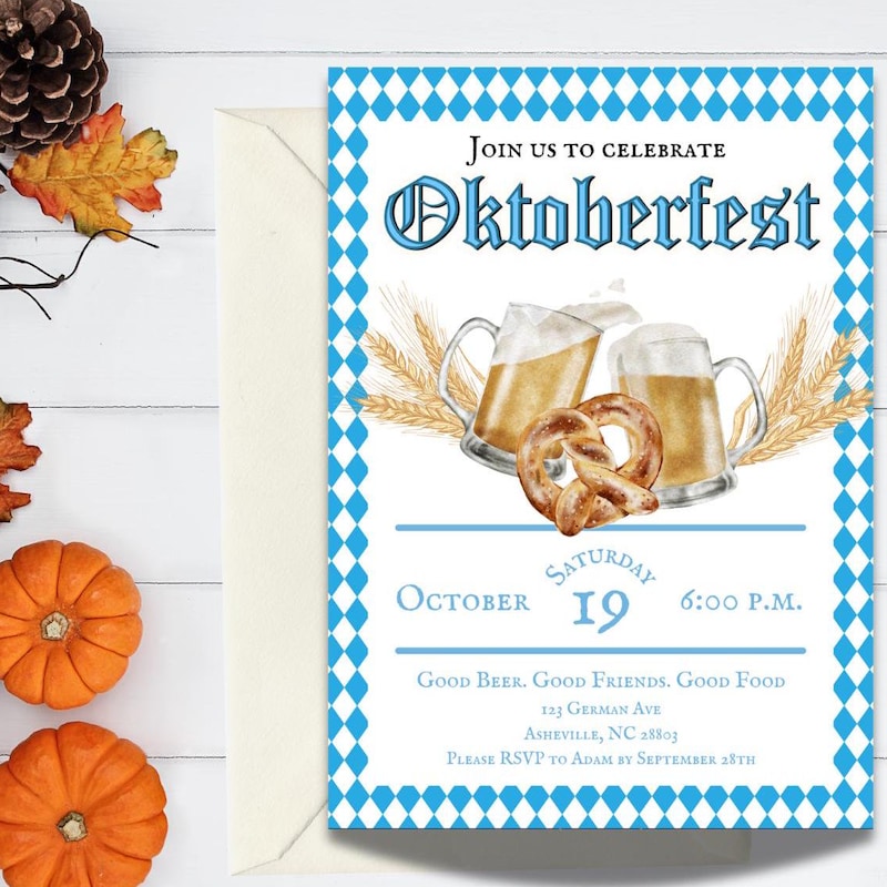 Oktoberfest Invitation - Etsy