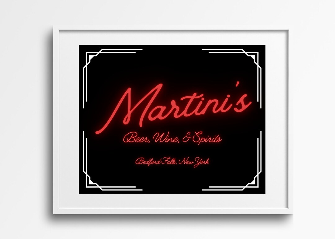 Digital Download- It's A Wonderful Life Quote George Bailey Martini's ...