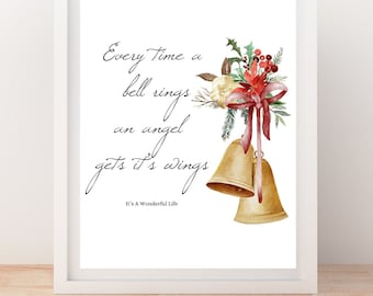 Every Time a Bell Rings, an Angel Gets His Wings. It's a Wonderful Life ...