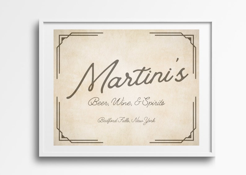 Digital Download- It's A Wonderful Life Quote George Bailey Martini's ...