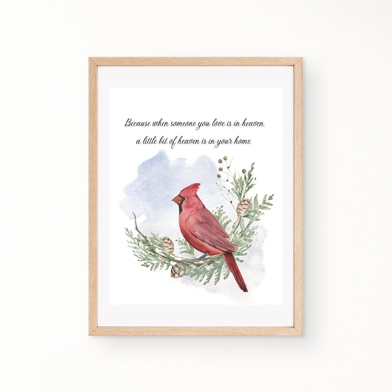 Cardinal Poem - Etsy