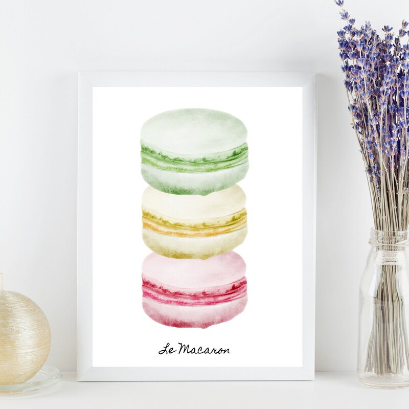 Macarons Quote Print - Etsy