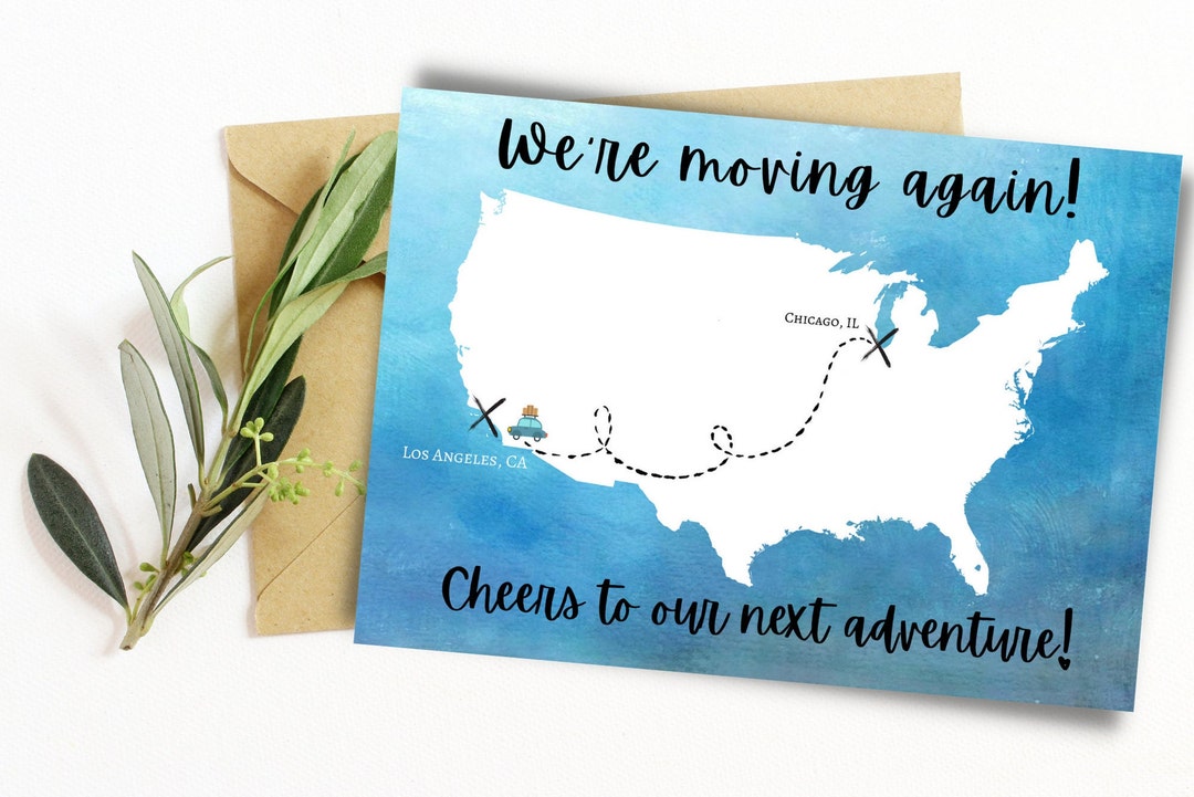 Moving Announcement, Social Media Post, New Address, We've Moved ...