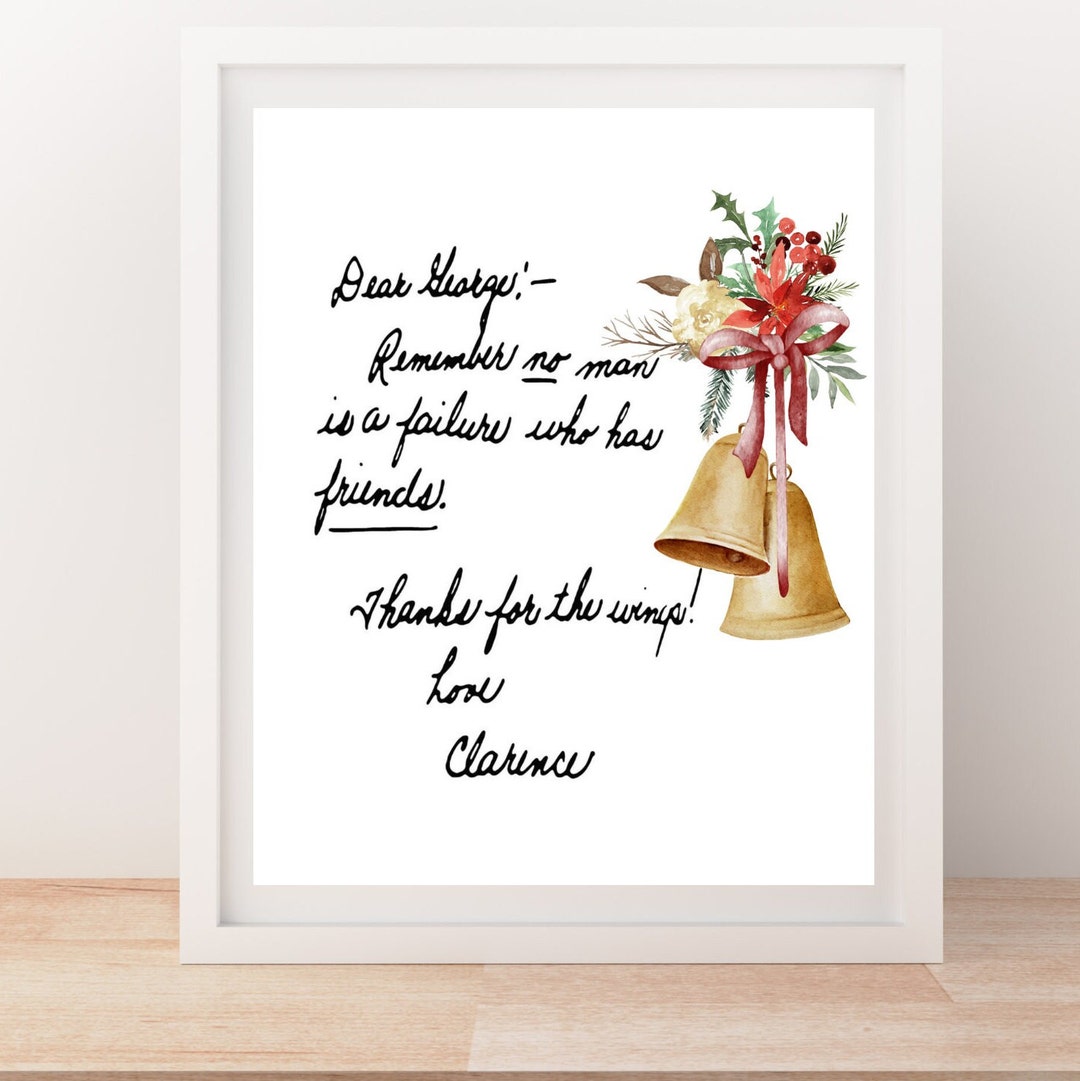 Instant Download- Digital File 8X10 It's A Wonderful Life Clarence ...