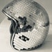 Original Seller. Mirror Ball Disco Helmet With Retractable Visor. - Etsy