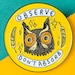 Observe Don't Absorb Enamel Pin Badge Self Care Pin Yellow Self Love ...