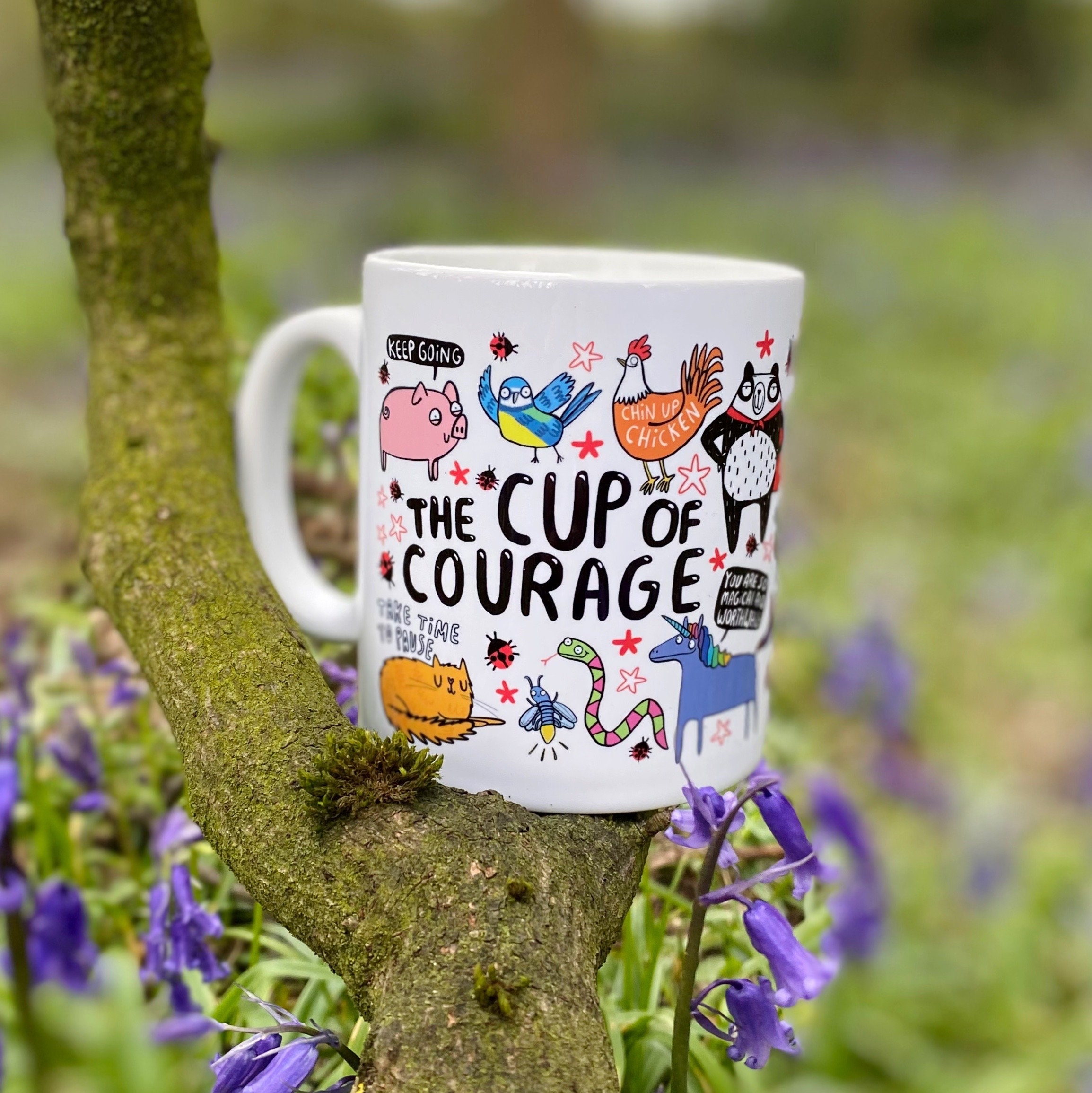 The Cup of Courage Mental Health Confidence Boost | Etsy UK