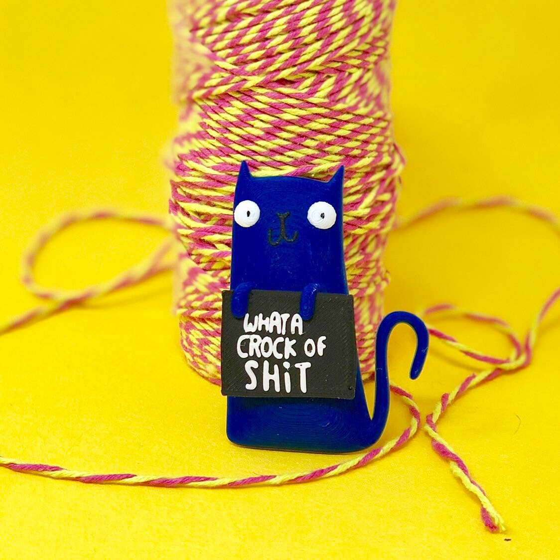 What A Crock Of Shit Fridge Magnet Sweary Rainbow Cats | Etsy