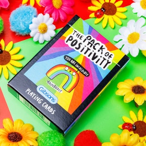 The Pack of Positivity Playing Cards Illustrator Katie Abey - Etsy UK