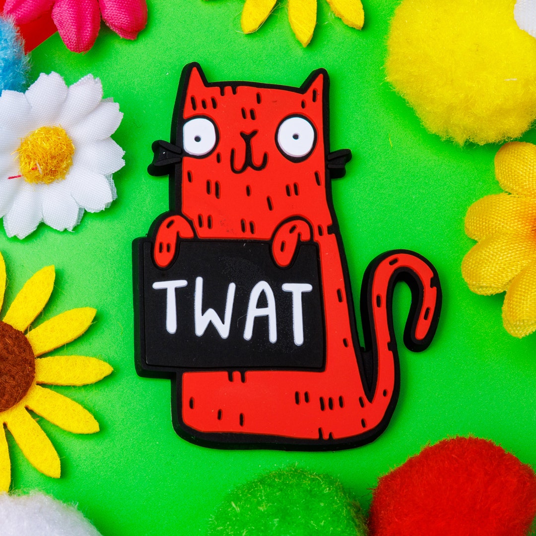 Twt Fridge Magnet Sweary Rainbow Cats Magnet Offensive Gift Insult Gift ...