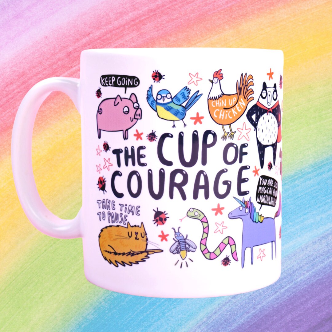 The Cup of Courage Mental Health Confidence Boost - Etsy Australia