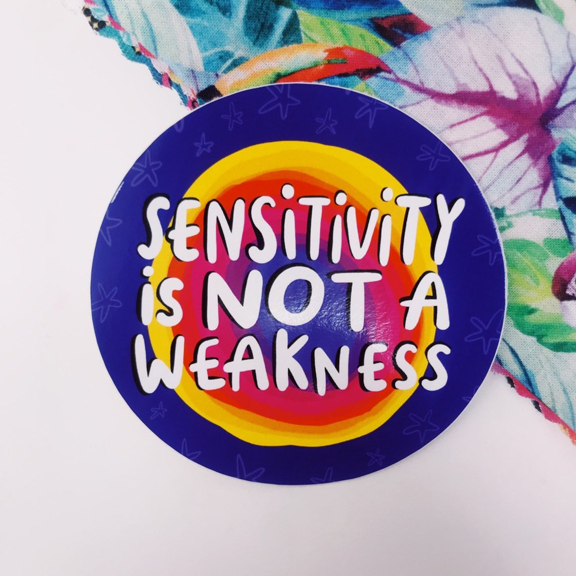 Sensitivity is Not A Weakness Sticker - Katie Abey - Motivational - Etsy UK