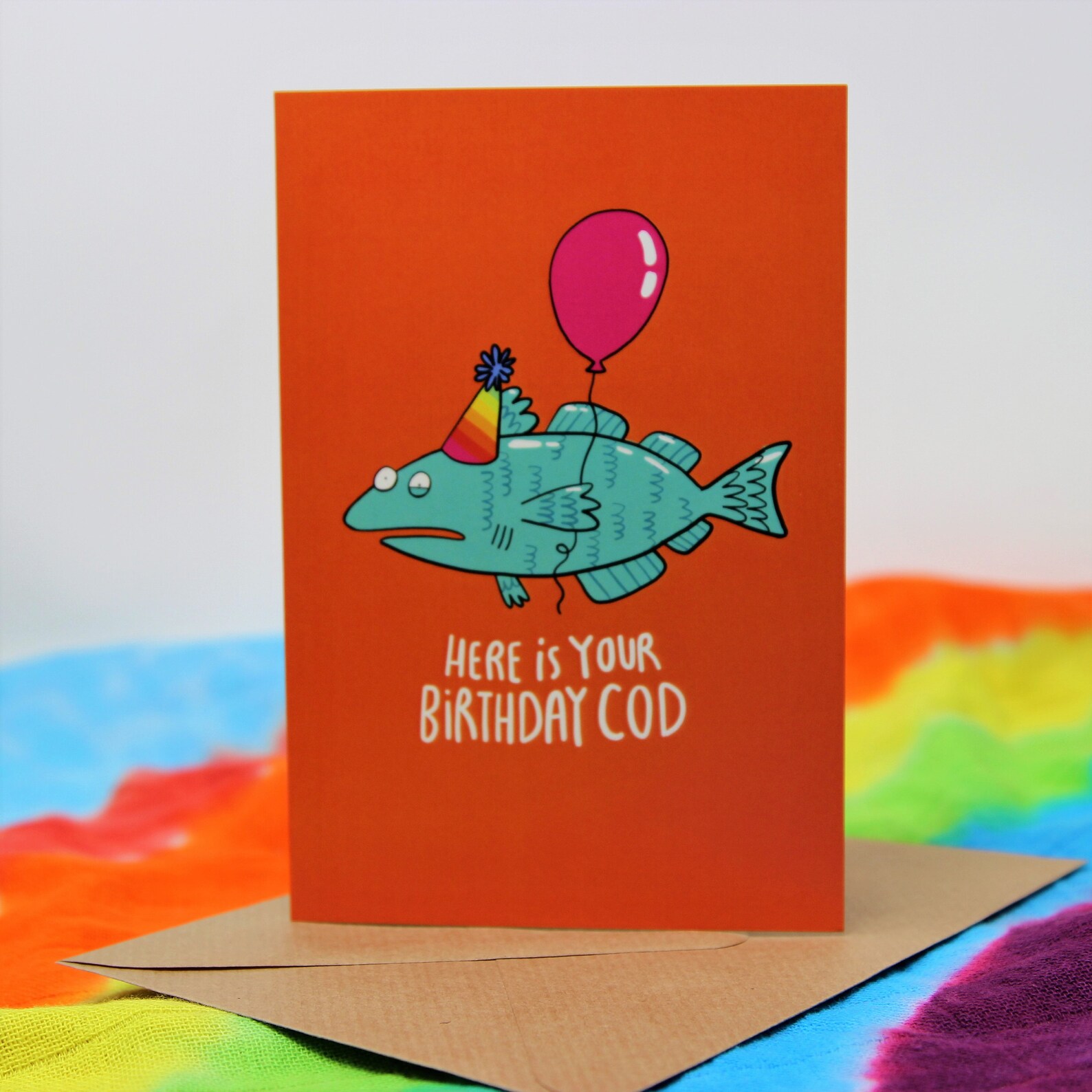 The Birthday Cod A6 Greeting Card Greeting Card Animal - Etsy