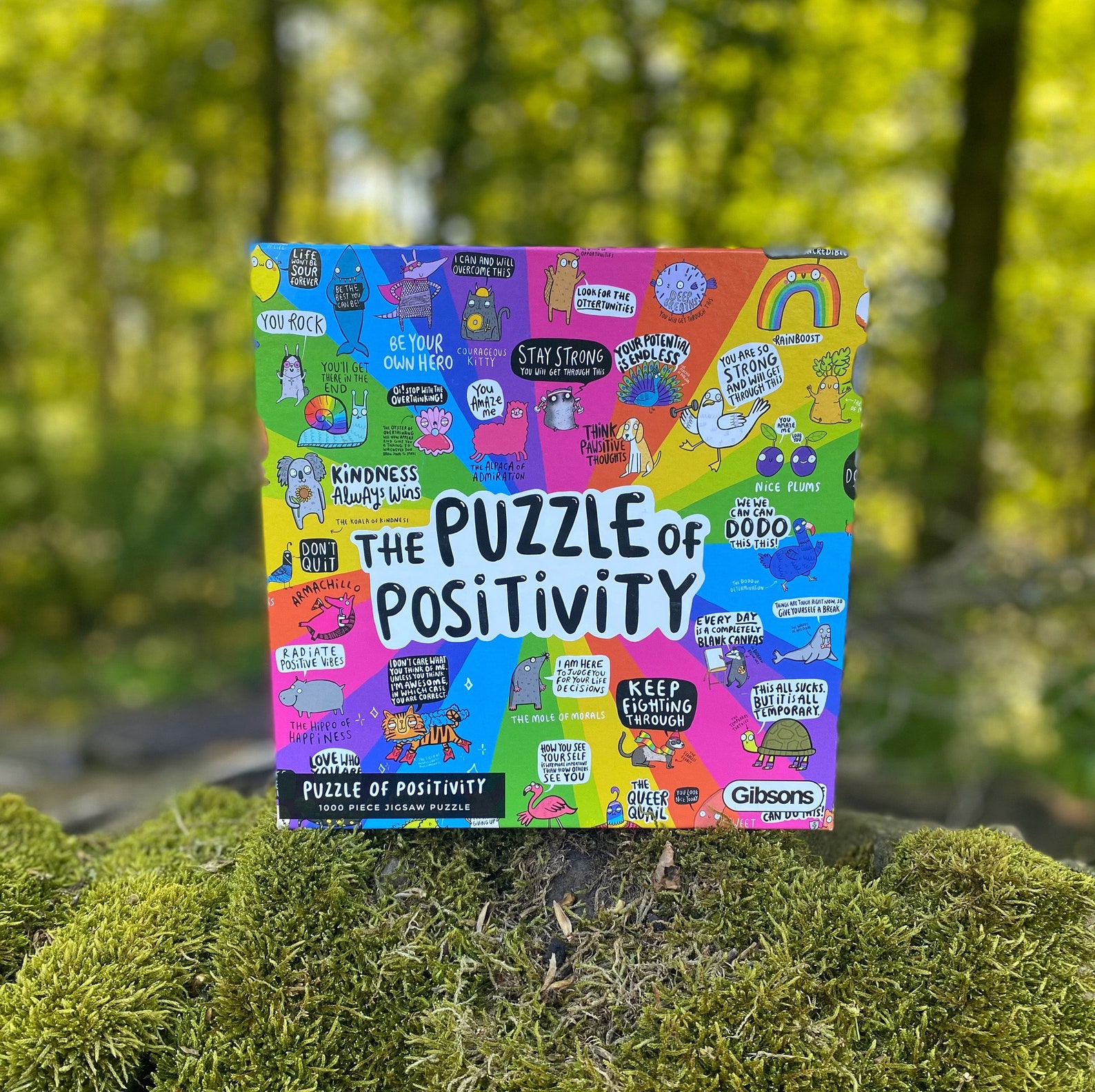 The Puzzle of Positivity Rainbow Jigsaw Katie Abey - Etsy